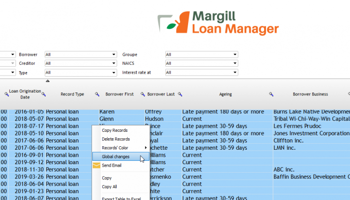 Mass data entry / Global database changes / Adding new data in the ...